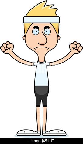 A cartoon fitness man looking angry Stock Vector Image & Art - Alamy