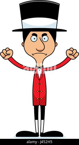 A cartoon ringmaster man looking angry Stock Vector Image & Art - Alamy
