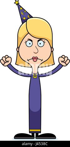 A cartoon wizard woman looking angry Stock Vector Image & Art - Alamy