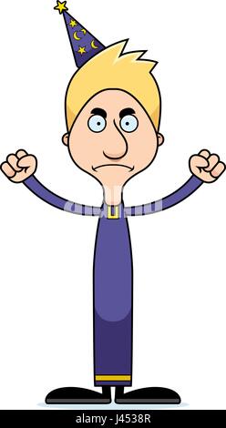 A cartoon wizard man looking angry Stock Vector Image & Art - Alamy