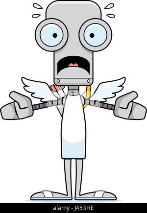 A cartoon cupid robot looking scared Stock Vector Image & Art - Alamy