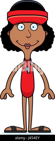 A cartoon lifeguard woman smiling Stock Vector Image & Art - Alamy