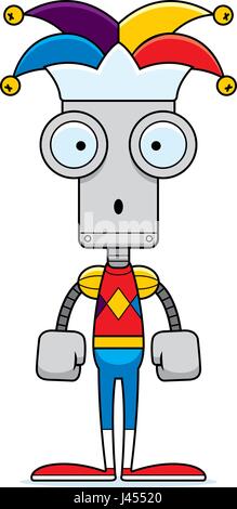 A cartoon jester robot looking surprised Stock Vector Image & Art - Alamy