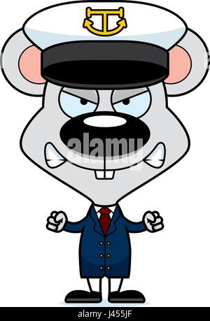 A cartoon boat captain mouse looking angry Stock Vector Image & Art - Alamy