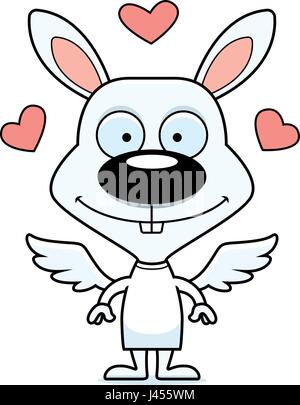 A cartoon cupid bunny smiling Stock Vector Image & Art - Alamy