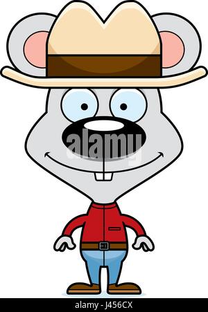 A cartoon cowboy mouse smiling Stock Vector Image & Art - Alamy