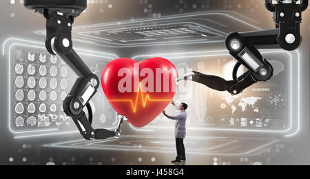 Heart surgery done by robotic arm Stock Photo - Alamy