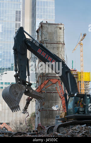 Demolition in downtown Seattle, WA, USA Stock Photo - Alamy