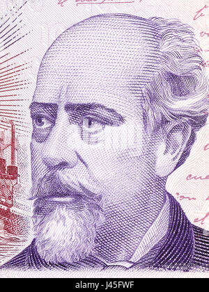 Julio Argentino Roca portrait from Argentinian money Stock Photo - Alamy