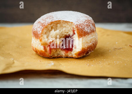 Traditional austrian and german krapfen, berliner, donuts ...