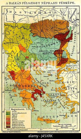 The 'Nationalities of Southeastern Europe' entry from the Pallas Nagy ...