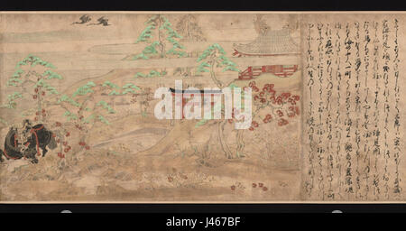 Obusuma Saburo emaki part 13 Stock Photo - Alamy