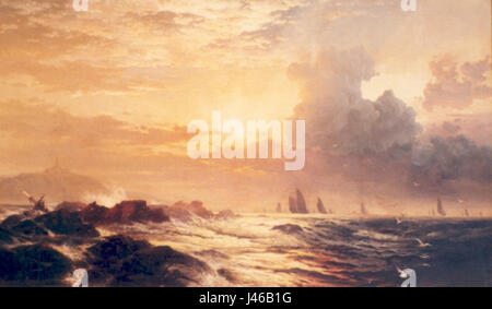 . Yachting at Sunset . 1876. Edward Moran (1829–1901) Alternative names ...