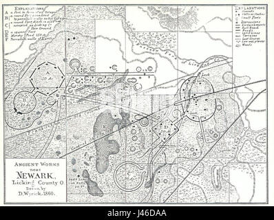 Newark Earthworks, Native American mounds, Newark and Heath, Ohio Stock ...