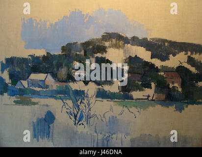 Paul Cezanne Houses on Hill Nima Stock Photo - Alamy