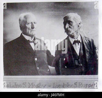 Portrait of Colonel John S. Mosby, a Confederate cavalry officer during ...
