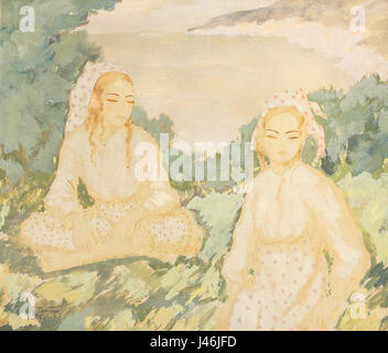 Nicolae Tonitza - Turcoaice la Balcic Stock Photo - Alamy