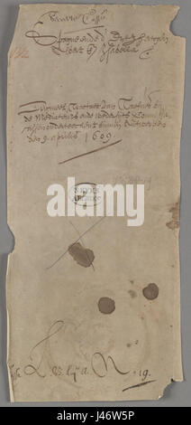 A historical treaty document, the 'Twaalfjarig Bestand' (Twelve Years ...