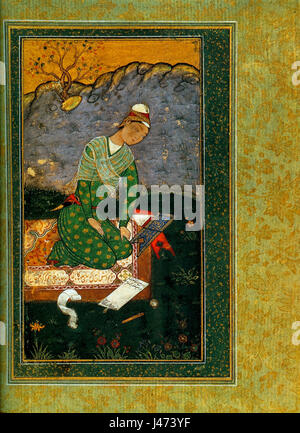 Mir Sayyid Ali 1550 portrait Stock Photo - Alamy
