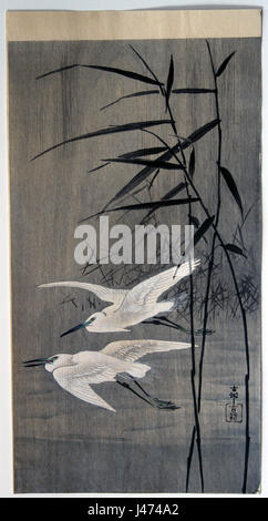 Ohara Koson was a Japanese artist known for his woodblock prints. This ...