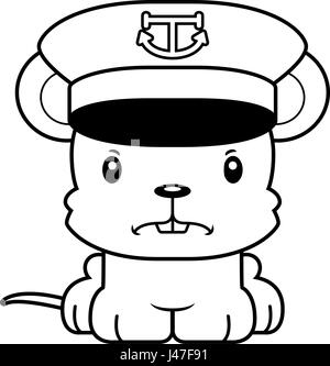 A cartoon boat captain mouse looking angry Stock Vector Image & Art - Alamy