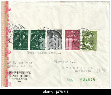 This cover from the Netherlands, dated September 18, 1922, features a ...