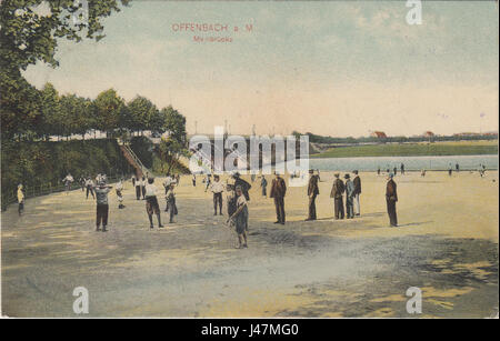 OF Mainufer O 1908 2 Stock Photo - Alamy