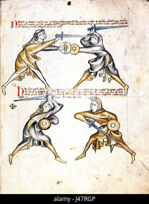 This manuscript page from 'Ms I33' depicts an illuminated scene ...
