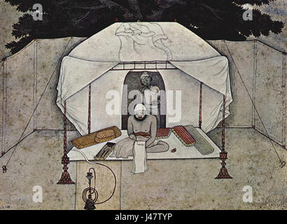 *Nainsukh* was an Indian miniature painter known for his depictions of ...