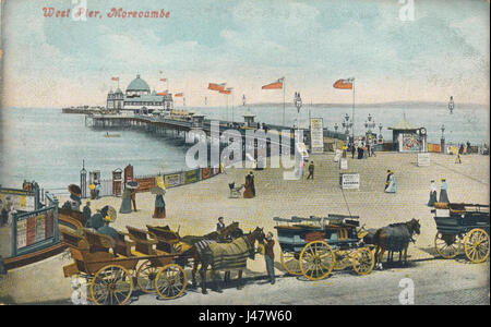 Morecambe Victorian period Stock Photo - Alamy