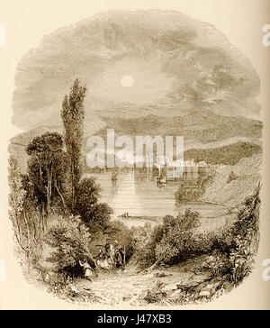 This landscape painting by Christopher Wordsworth depicts the majestic ...