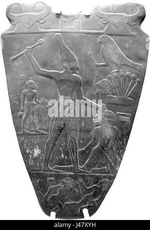 The Narmer Palette, an ancient Egyptian artifact, is known for its ...