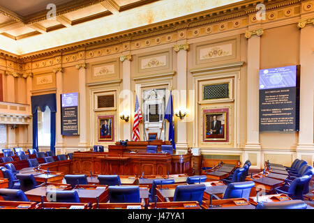 Virginia House of Delegates, state capitol building in Richmond, VA ...