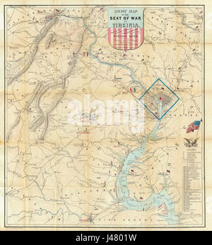 The map illustrates the strategic movements and key locations during ...
