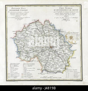 Moscow governorate 1821 Stock Photo - Alamy