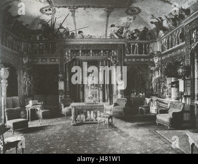 Mr. William H. Vanderbilt's Drawing-Room. Sheldon 1883-84 Stock Photo ...