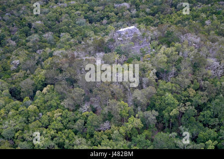 Aerial view of El Dante the largest triadic pyramid structure ever ...