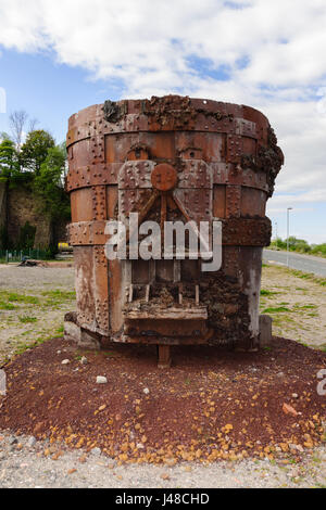 Steel Crucible at the former Brymbo Steelworks (a.k.a. Brymbo Ironworks ...