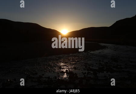 Shee water at sunset Spittal of Glenshee Scotland May 2017 Stock Photo ...