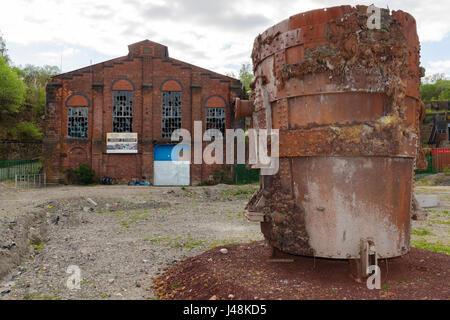 Brymbo Heritage Area and smelting crucible all that remains of former ...