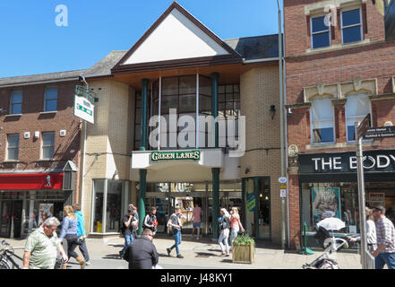 Green Lanes shopping centre Barnstaple Devon England UK Stock Photo - Alamy