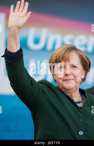 Haltern am See, Germany. 10th May, 2017. German Chancellor Angela ...