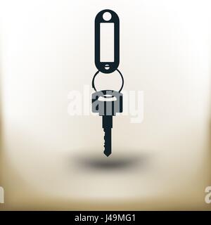 key simple icon pictogram outline vector illustration Stock Vector ...