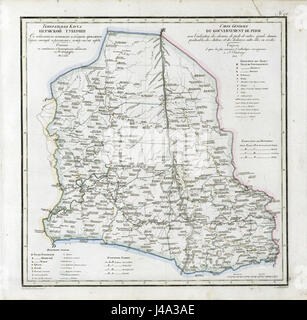 Perm Governorate map Stock Photo - Alamy