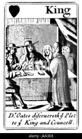 Popish Plot Playcard2 Stock Photo - Alamy