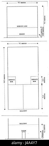 Rackets Court layout Stock Photo - Alamy
