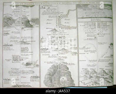 Pilgrim's Progress map large Stock Photo - Alamy