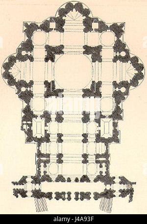 Design for St. Peter's Basilica at Vatican City by Antonio da Sangallo ...