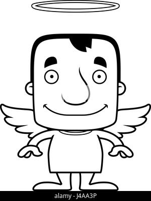A cartoon angel man smiling Stock Vector Image & Art - Alamy