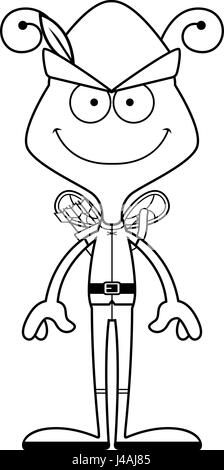 A cartoon Robin Hood bee smiling Stock Vector Image & Art - Alamy
